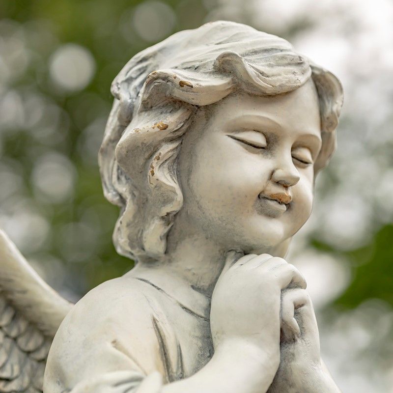 Praying Baby Angel Statue