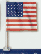 Window Mounted Car Flags. 9x13 Inch. One or Two Ply