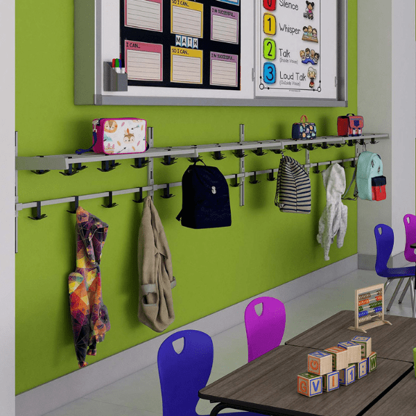 "MG" Wall Mounted Racks - Aluminum - Villa Series