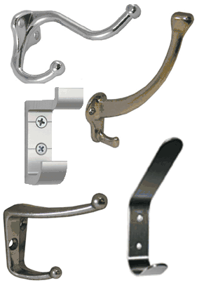 Various Coat Hooks and Wall Hooks - Discount Prices - All Coat Racks.com