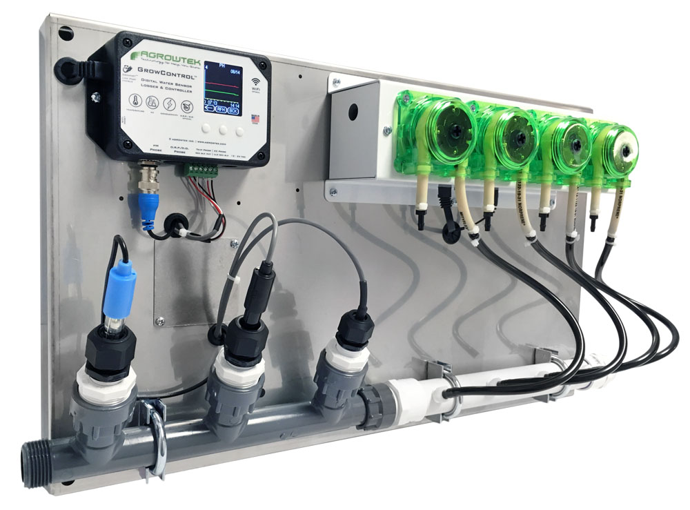 Agrowtek AgrowDose™ MDX Nutrient, pH & ORP Dosing Panels [Build Your ...