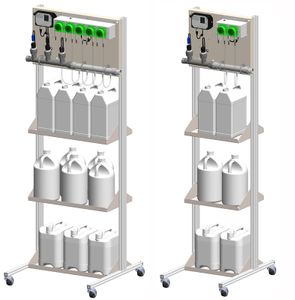 SKD Dosing Panel Skid Stands