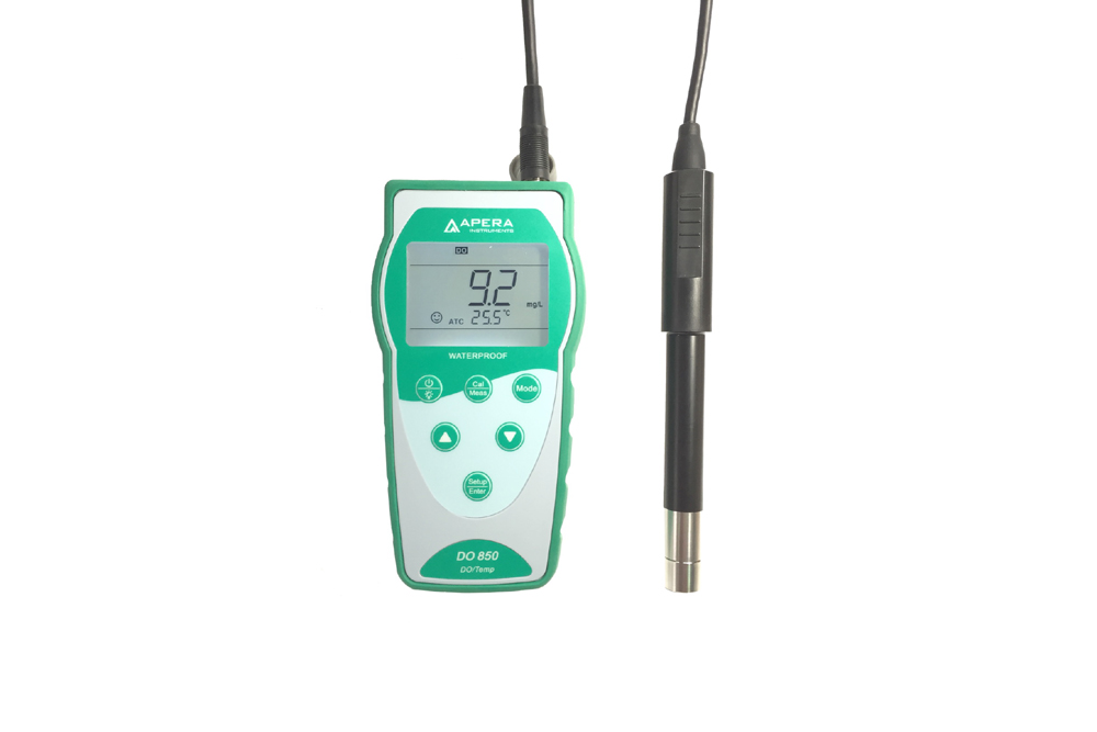 Apera DO850 Portable Luminescent Optical Dissolved Oxygen Meter