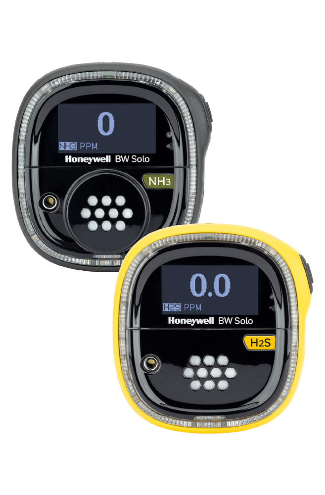 BW Technologies BW Solo Single-Gas Detector, (O2) Wireless - Yellow