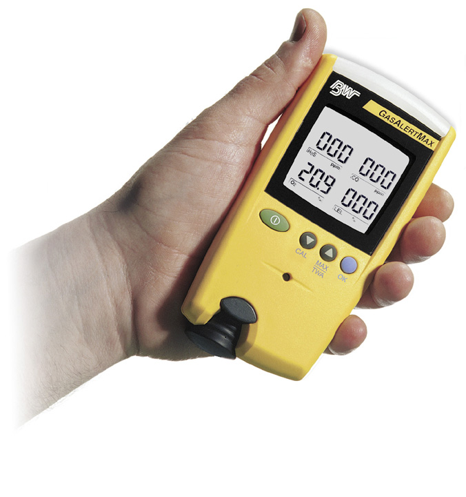 BW Technologies Gas Alert Max Multi Gas Monitor