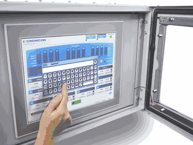 Crowcon HMI Touchscreen Panel including HMI Software