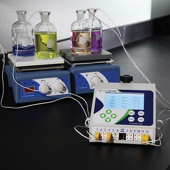 Digi-Sense 12 Channel Scanning Data Logging Benchtop Thermocouple ...