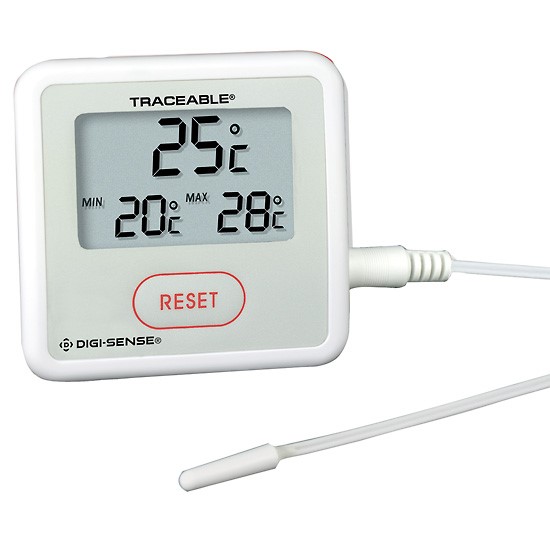 Digi-Sense Traceable Sentry Triple-Display Thermometer with Calibration ...