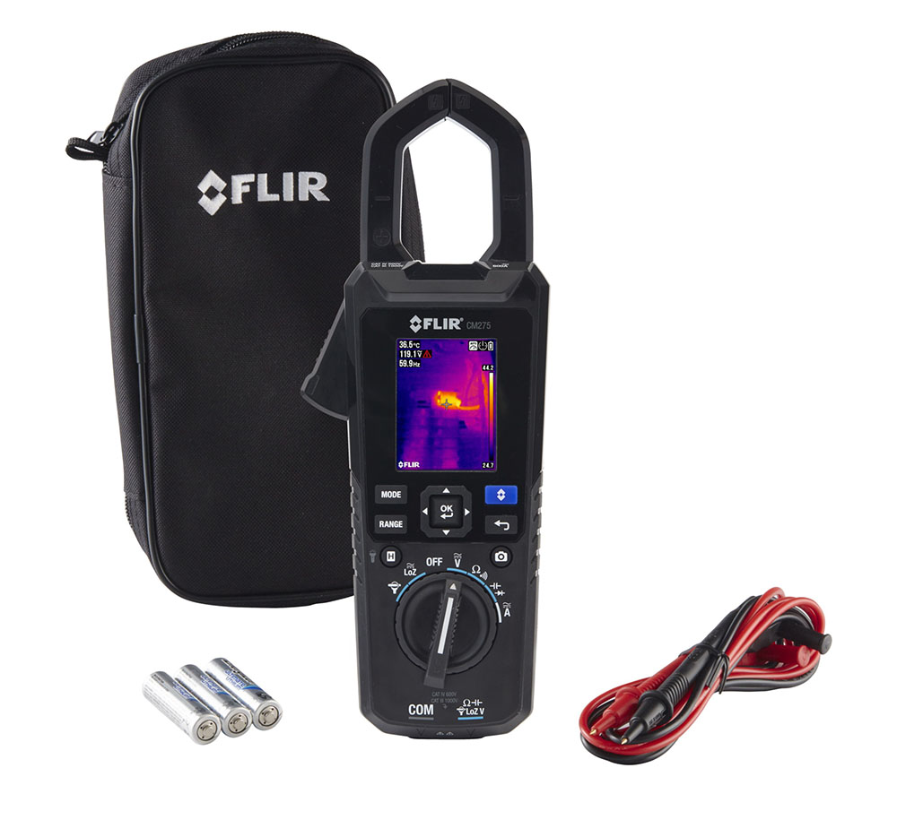 FLIR CM275 Industrial Thermal Imaging AC/DC Clamp Meter with ...