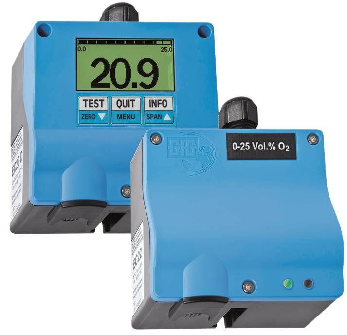 GfG EC 22 Fixed Transmitter with Hydrogen Sulfide (H2S) Sensor, 0 - 500 ...