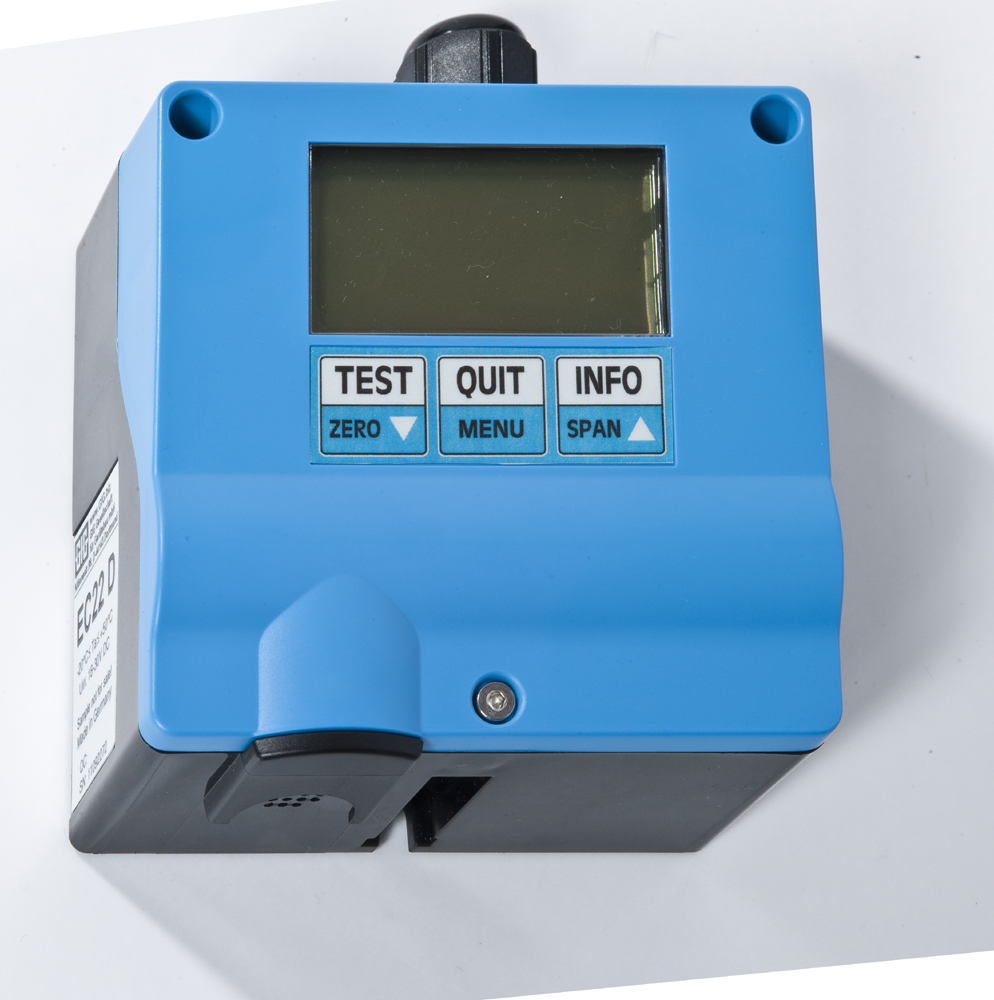 GfG EC 22 Fixed Transmitter with Oxygen (O2) Sensor, 0 - 25% vol. Range ...