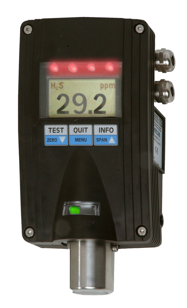 GfG EC 28 Gas Transmitter with MODBUS, Oxygen (O2), Display - 2811-727-002M