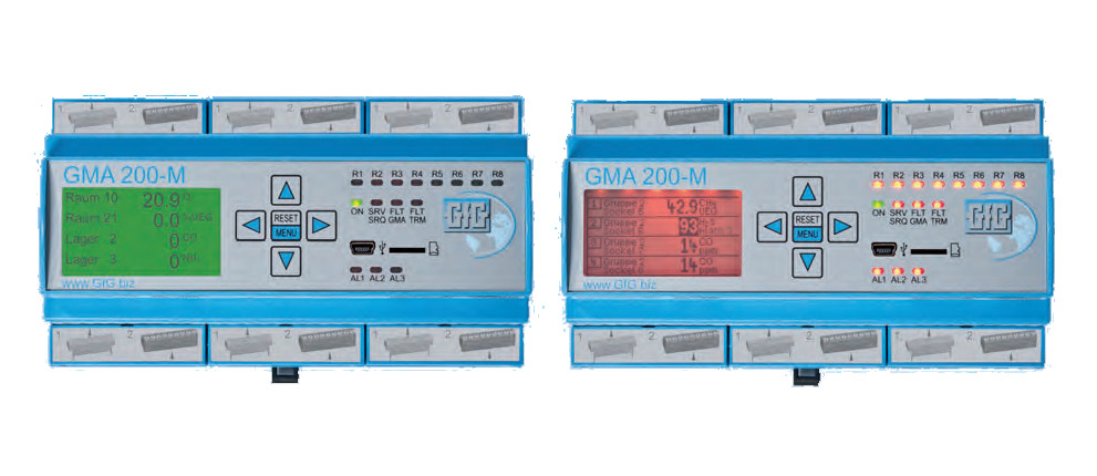 GfG GMA 200-MT6/6 GMA 200 Controller, Configured for 6 Measuring Points ...