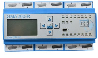GfG GMA 200-RTD Relay Module with Display, 16 Relay (Change Over ...