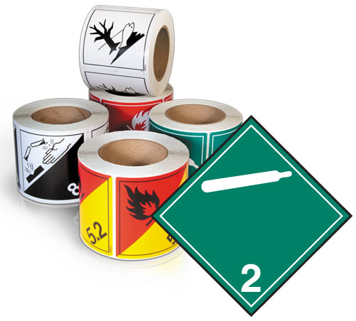 GHS Class 2.2 TDG Label (Vinyl) - TT22V