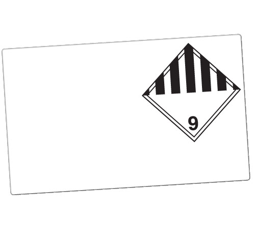 GHS Class 9 Dangerous Goods Laser Drum Labels (Vinyl), 100/Pkg - GHS1295VY