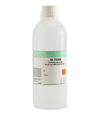 Hanna Electrode Storage Solution 1 x 500 mL bottle - HI70300L