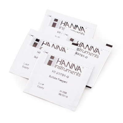 Hanna Reagent Kit for Sulfate, Turbidimetric Method (100 Tests ...