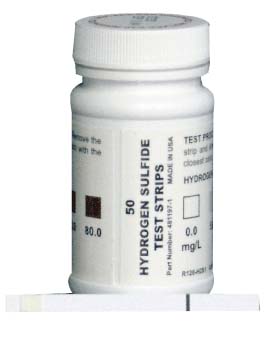 ITS Hydrogen Sulfide Test Strips, bottle of 50 - 481197-1