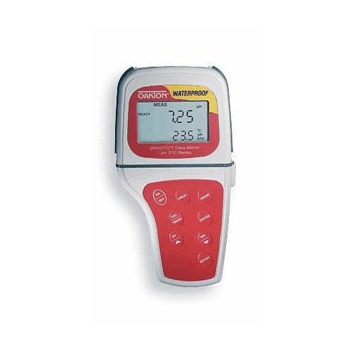 Oakton pH 300 Portable Waterproof pH/mV Meter with pH Probe and Temperature Probe - WD-35618-06