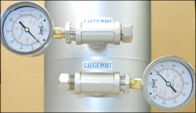 Quantrol Pressure Gauge Kit for QFP1X Single Cartridge - PGK-160-3/4