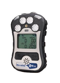 RAE Systems MicroRAE Wireless Four-Gas Monitor, LEL / H2S / CO / O2 ...