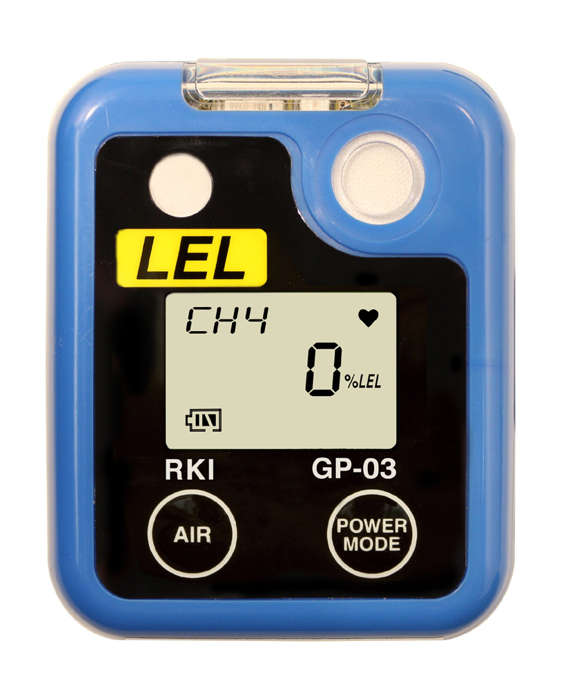 RKI Instruments GP-03 Single Gas Personal Monitor, 0-100 % LEL with ...