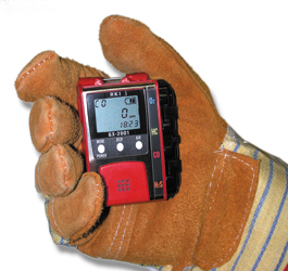 RKI Instruments GX-2001 Personal Four Gas Monitor, 4 Gas, LEL/O2/H2S/CO ...