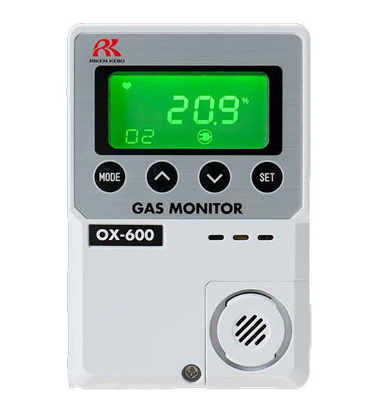 RKI Instruments OX-600 Indoor Stand Alone Oxygen Monitor, 0-25%, 115 ...