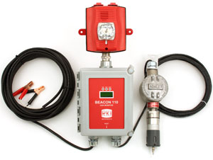 RKI Instruments Rig Monitor System, with Beacon 110 Single Channel Controller, Hydrogen Sulfide ...