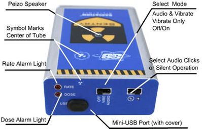 SE International Sentry EC Personal Alarming Dosimeter and Rate Meter