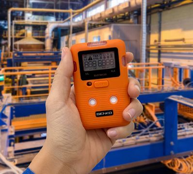 Senko DUO TRACER Portable Dual Gas Detector, O2 (0~30%Vol), CO2 (0~100 ...