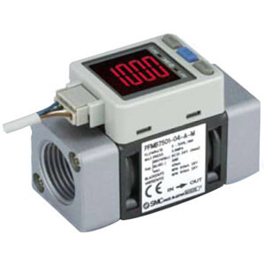 SMC PFMB7 Digital Flow Switch with 2 Color Display (5 to 500, 10 to 1000 & 20 to 2000 L/min ...