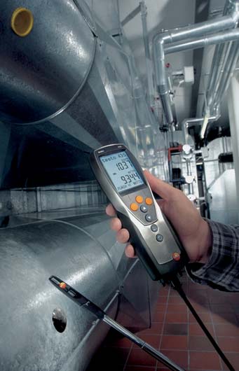 Testo 435-3 Multifunction Meter with integral differential pressure ...