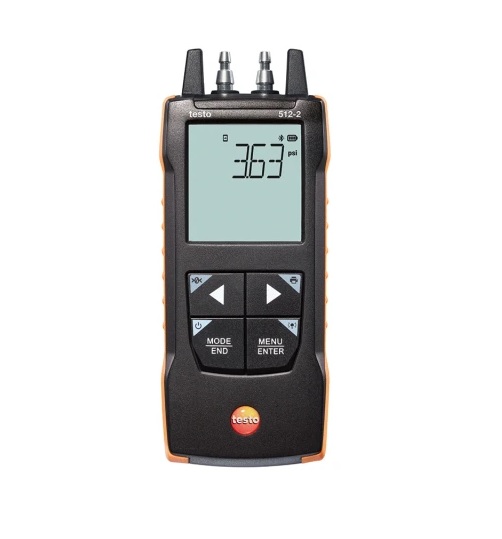 testo 512-2 - Digital Differential Pressure Measuring Instrument with ...