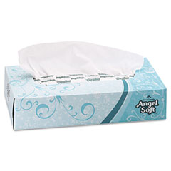 Angel Soft ps® Premium Facial Tissues, 100/Flat Box, 30