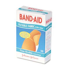 BAND-AID® Flexible Fabric Extra Large Adhesive Bandages,