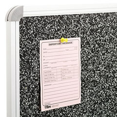BESTRITE Recycled Rubber-Tak Tackboard, 72 x 48, Black w