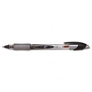 BIC® Z4+ Roller Ball Stick Pen, Black Ink, Fine, Dozen B