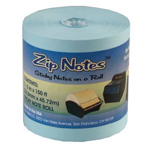 Blue Zip Notes Refill Roll at AceofficeMachines.com