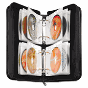 Case Logic® CD/DVD Expandable Binder, Holds 48 Disks, Bl