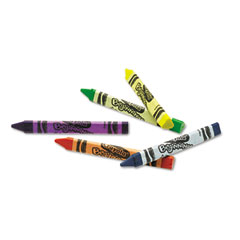 Crayola® Beginnings Washable Triangular Crayons, Wax, 8/