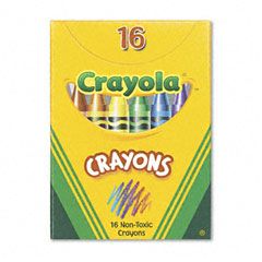 Crayola® Classic Color Pack Crayons, Tuck Box, 16 Colors