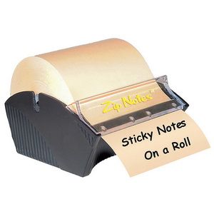 Dark Blue Manual Zip Notes Dispenser