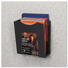 Fellowes® Partition Additions Magazine File, Dark Graphi