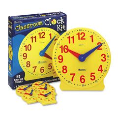 Learning Resources® Classroom Clock Kit, Learning Clock,