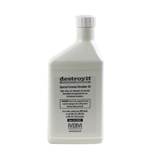 MBM Destroyit Paper Shredder Oil (4 x 1 pint) - CED214