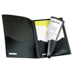 Oxford® Five-Pocket Folder, 3 Panels, Title Pocket, 400-