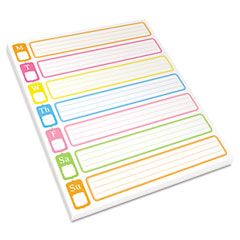 Post-it® Notes Super Sticky Super Sticky Notes Weekly Pl