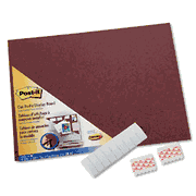 Burgundy MMM558BY Post-it Self-Stick Cut-to-Fit Unframe